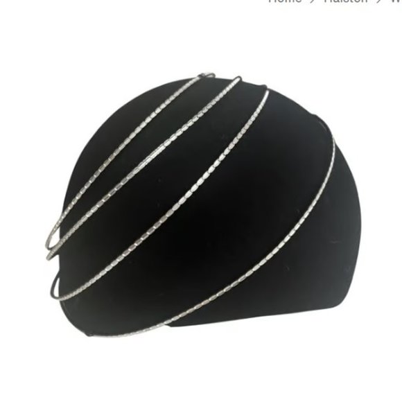 Halston Heritage | Accessories | Rare Estate Vtg Halston Black Wool Art ...